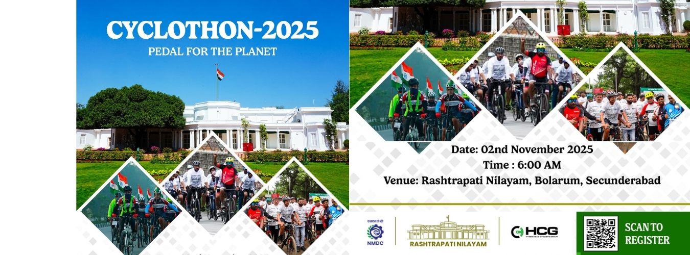 Cyclothon 2025 - Cycling Tournament in Hyderabad at Rashtrapati Nilayam ...